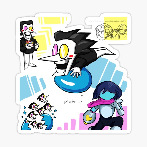 "Gift For Men Spamton Sticker Deltarune Spamton Sticker Gifts Movie ...