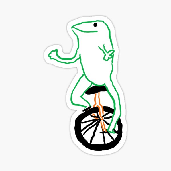 "dat boi (hand drawn) " Sticker by AioPaoAvery | Redbubble
