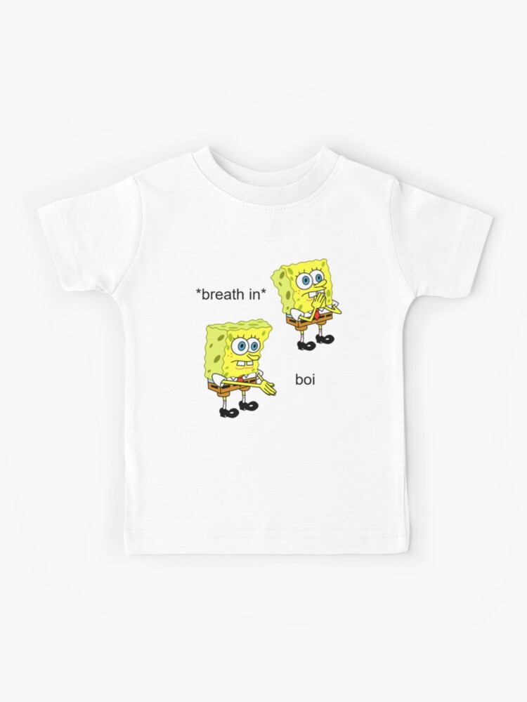 "Spongebob Boi Meme , " Kids T-Shirt for Sale by AioPaoAvery | Redbubble