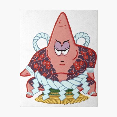 "Spongebob Patrick Sumo Style " Art Board Print by AioPaoAvery | Redbubble