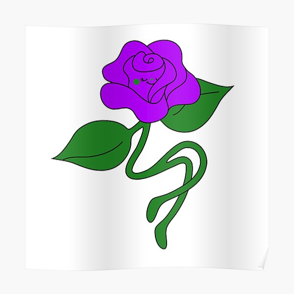 "Cute Cartoon Dancing Flower" Poster for Sale by filipjugowiec | Redbubble
