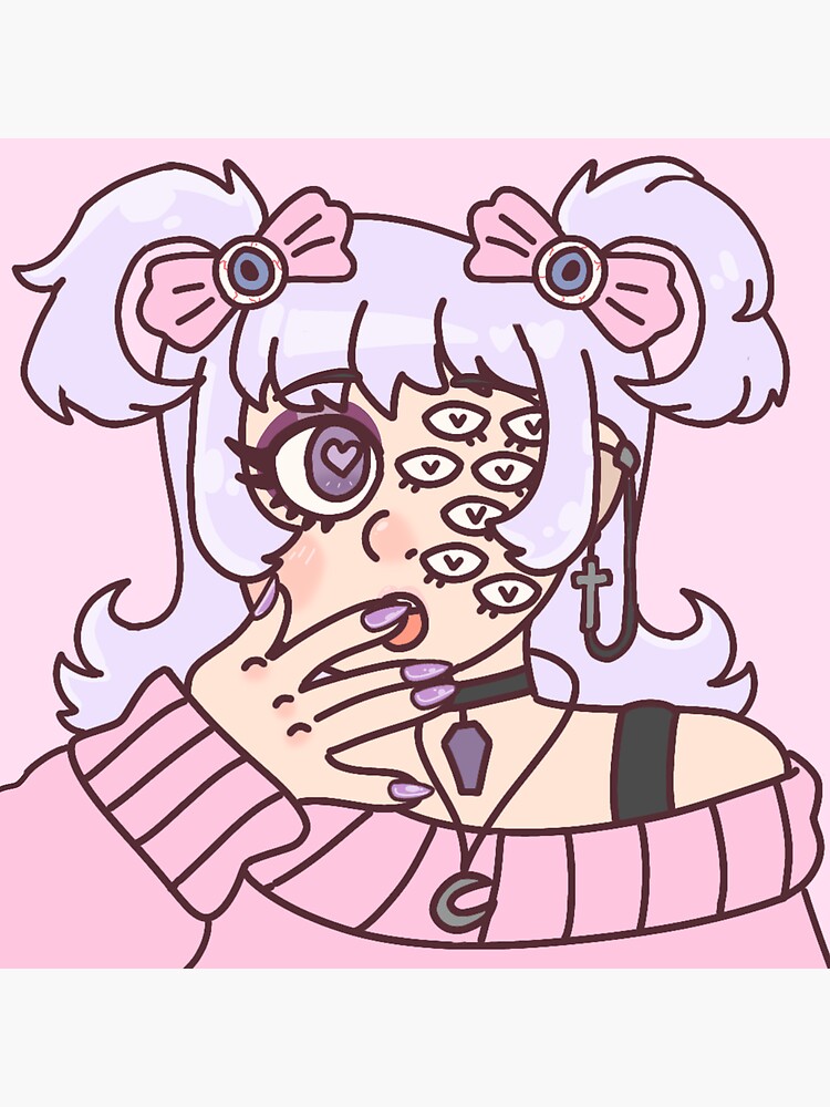 "Clara" Sticker for Sale by gl1tt3rpuke | Redbubble