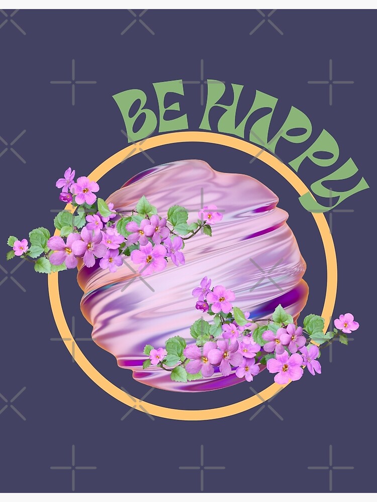 "Be happy nature aesthetic" Poster for Sale by thehappylot | Redbubble