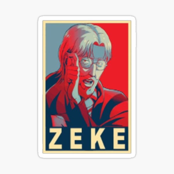 "Zeke Yeager Glasses | Zeke | Aot season 4" Sticker for Sale by ...