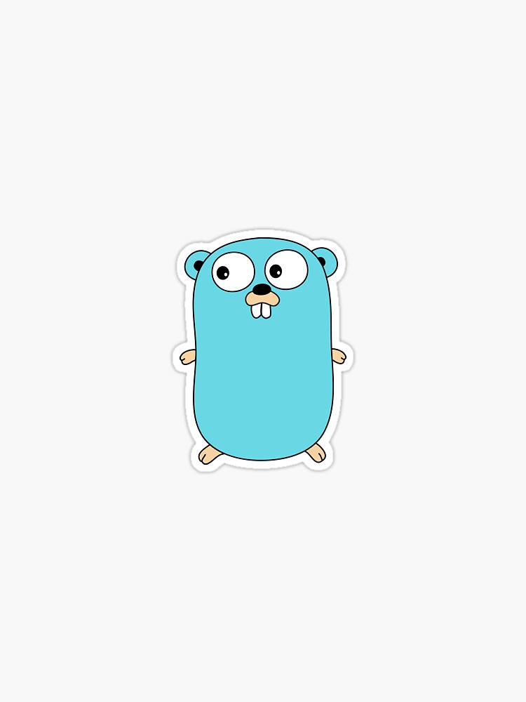 "Go - Golang" Sticker for Sale by Stick Erify | Redbubble