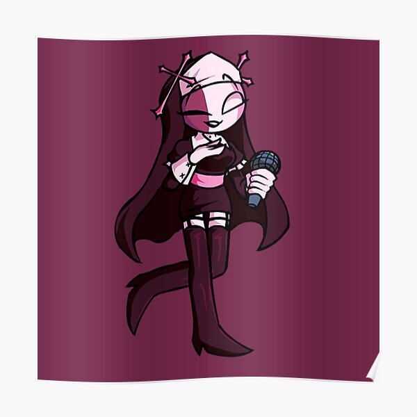 "Sarvente Remastered FNF Wink Pose" Poster for Sale by RocketG | Redbubble