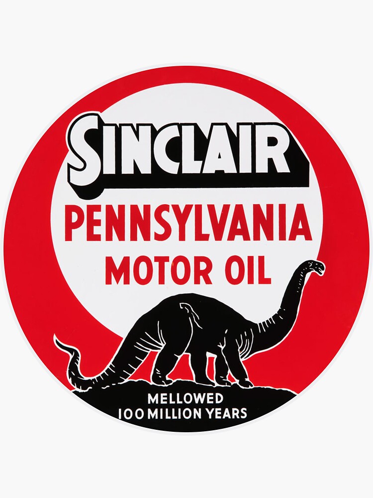 "SINCLAIR GASOLINE" Sticker by aabriceleblanc | Redbubble
