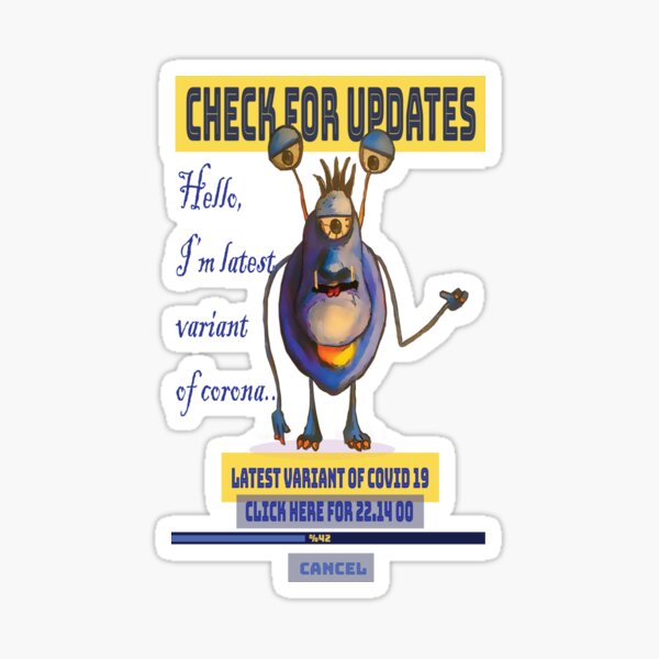 "New Variant" Sticker for Sale by ruakaan | Redbubble