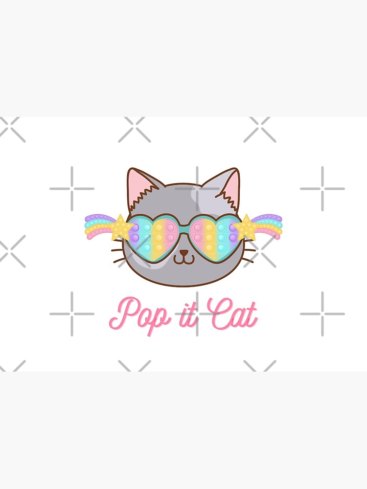 "POP IT CAT" Poster for Sale by modernism-loved | Redbubble