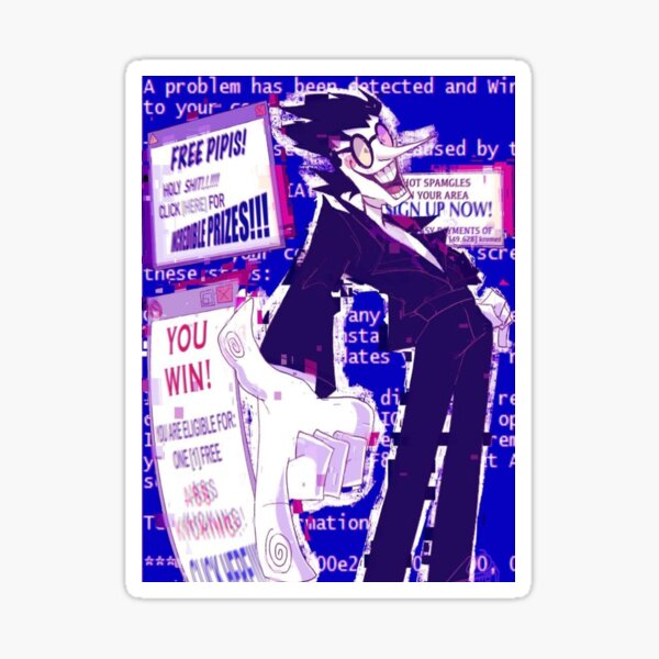 "Spamton " Sticker for Sale by funnstores009 | Redbubble