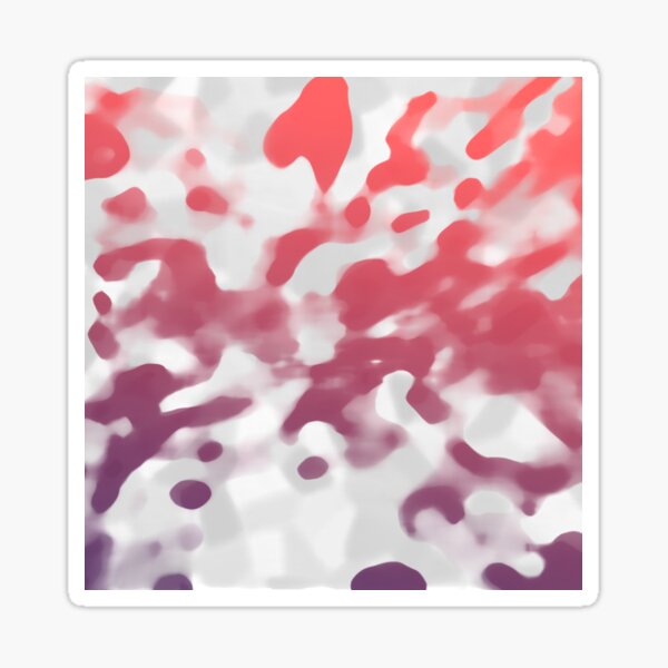 "Fantasy color - red gamma." Sticker by XDIMX | Redbubble
