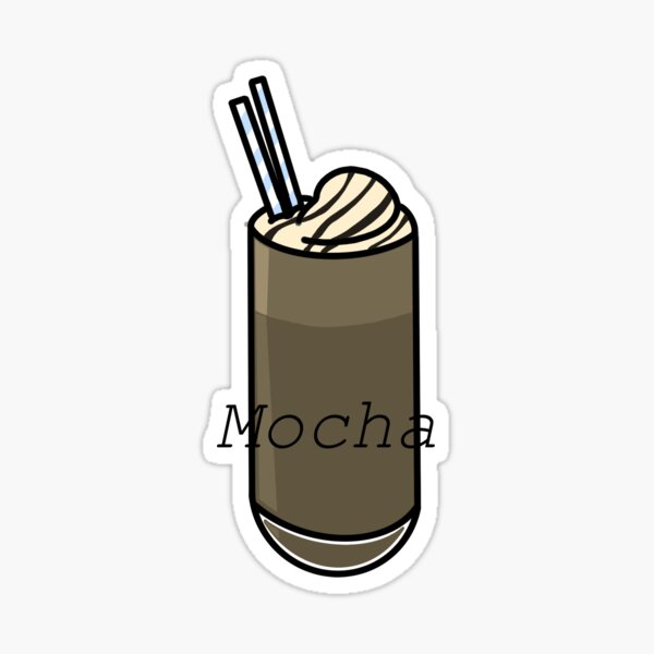"MOCHA " Sticker by WylderAce | Redbubble