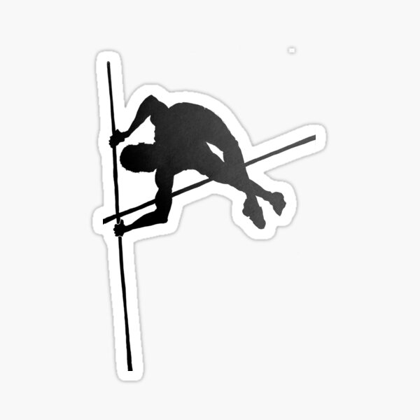 "Pole Vault" Sticker for Sale by davidgoble | Redbubble