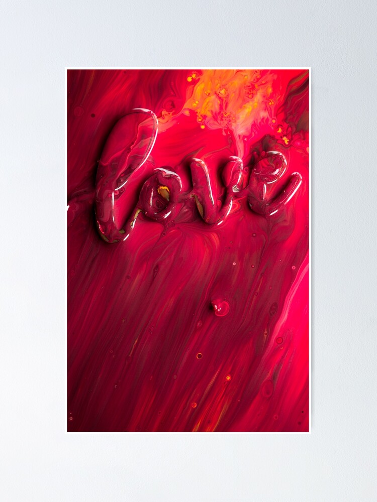 "RED HOT LOVE " Poster for Sale by Gentiles-Store | Redbubble