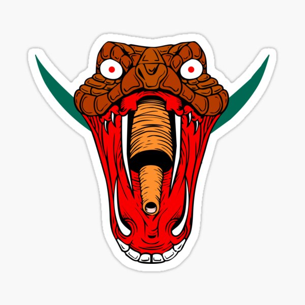 "pirate sniper snake" Sticker by Abdel500 | Redbubble