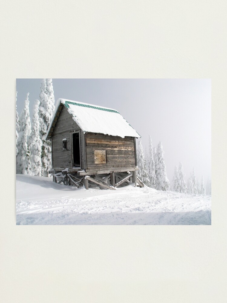 "Snow Shack" Photographic Print by DStrom | Redbubble