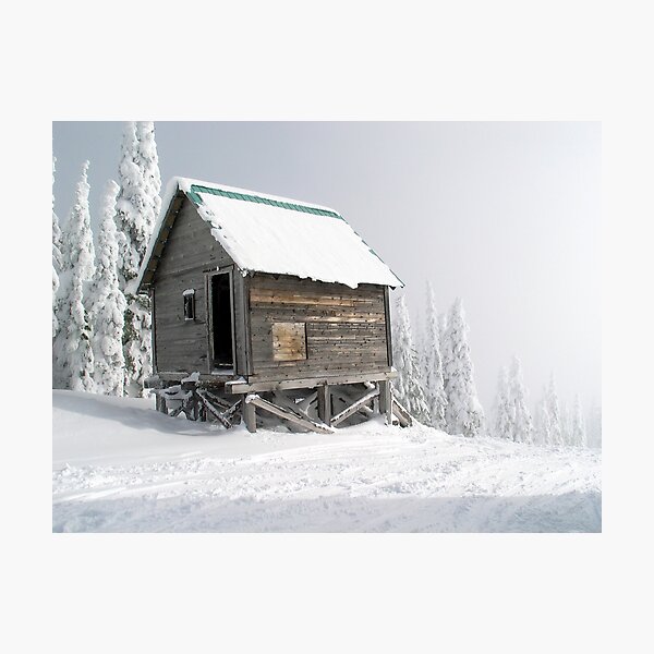 "Snow Shack" Photographic Print by DStrom | Redbubble