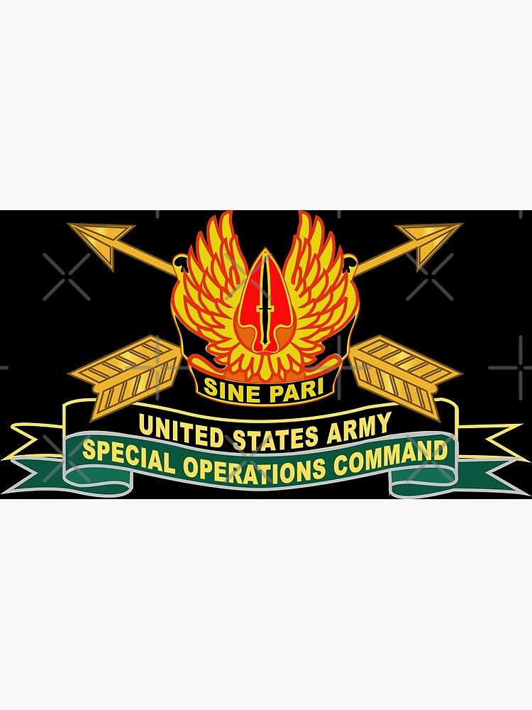 Impression photo « Armée - US Army Special Operations Command - DUI Old ...