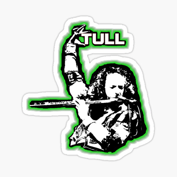 "Tull" Sticker for Sale by SynthOverlord | Redbubble