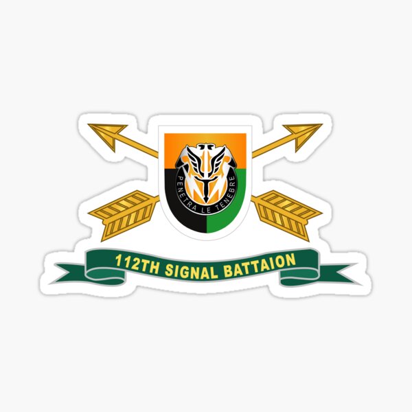 "Army - 112th Signal Battalion w SF Branch - Flash w Br - Ribbon X 300 ...