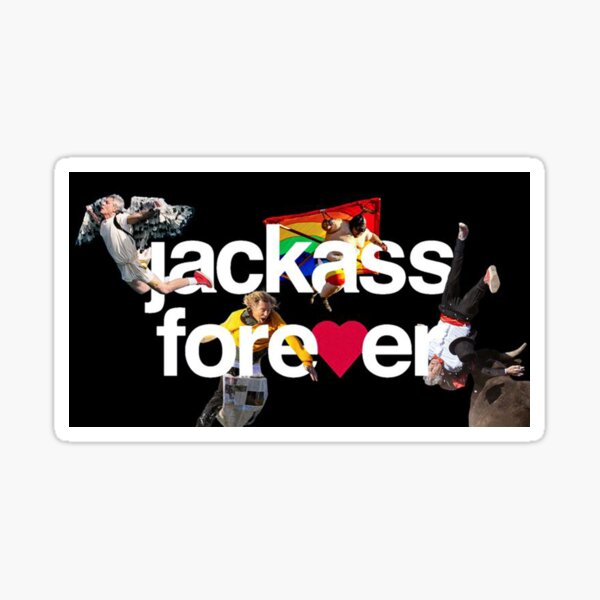 "vintage jackass" Sticker by LondownDesign | Redbubble