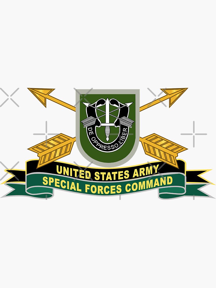 "Army - US Army Special Forces Command - Flash w Br - Ribbon X 300 ...