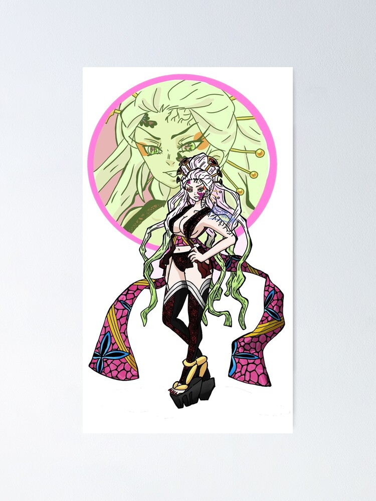 " gyutaro,daki, Demon slayer, Kimetsu no yaiba" Poster by oussehille ...