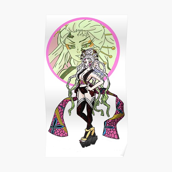 " gyutaro,daki, Demon slayer, Kimetsu no yaiba" Poster by oussehille ...