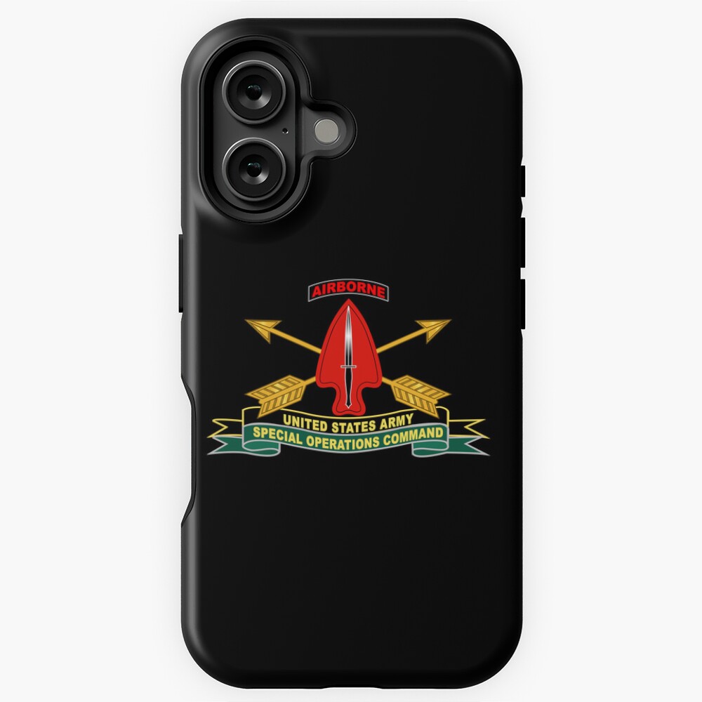 "Army - US Army Special Operations Command - Sine Pari - SSI w Br ...