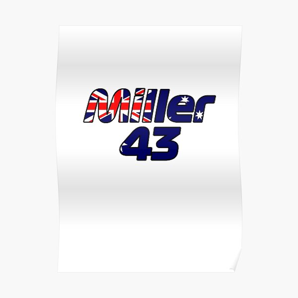 "Jack Miller 43 - Moto GP Rider" Poster for Sale by KingFloki | Redbubble