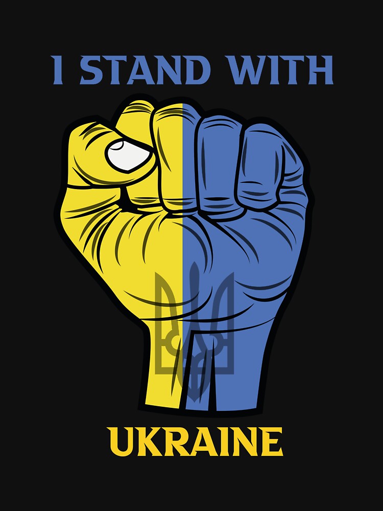"i stand with ukraine" T-shirt for Sale by Tanjirou1 | Redbubble | i ...