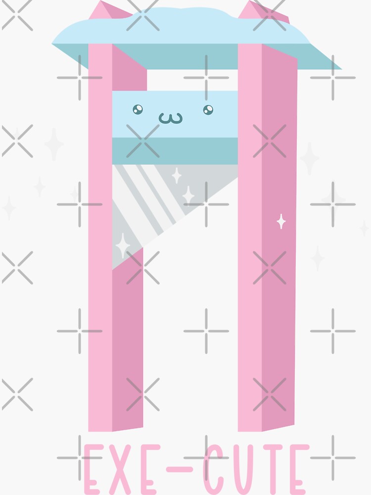 "Execute, exe-cute" Sticker by Lee-Dunmire | Redbubble