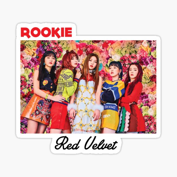 "RED VELVET Rookie 03" Sticker for Sale by nurfzr | Redbubble