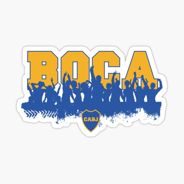 Pegatina for Sale con la obra «Aficionados Boca Juniors Xeneizes | CABJ ...