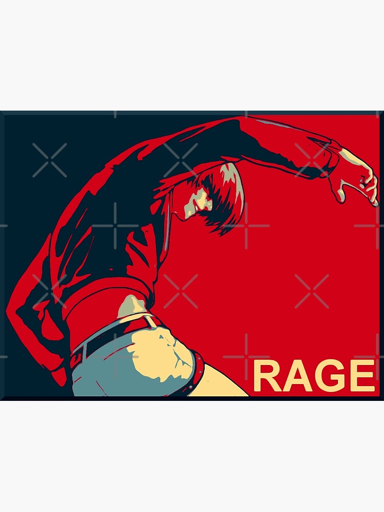 "Iori Yagami - KOF - Rage Poster" Art Print for Sale by KOF-Guy | Redbubble