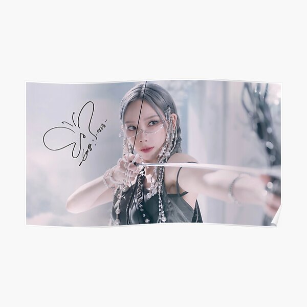 "TAEYEON - INVU (Autograph vers)" Poster by LainysShop | Redbubble