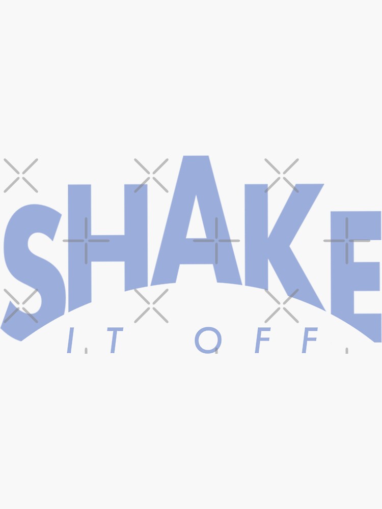 "Shake It Off" Sticker by taylorstycoon | Redbubble