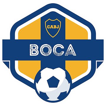 "Boca Juniors Xeneizes Soccer Logo Crest" Sticker for Sale by ...