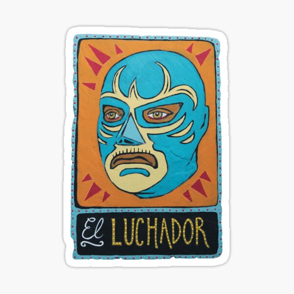 "El Luchador" Sticker by MaggiesMuse | Redbubble