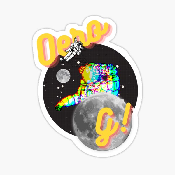 "Zero Gee - Zero Gravity" Sticker for Sale by SyieParadise | Redbubble