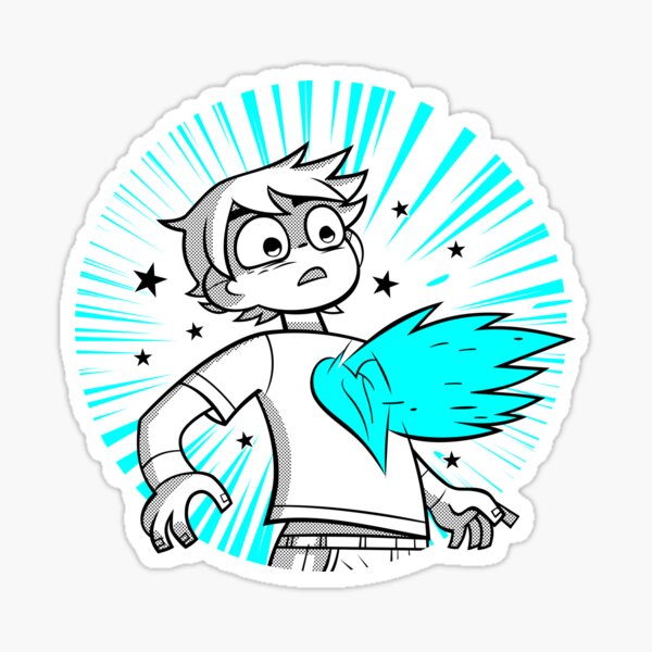 "Scott pilgrim" Sticker for Sale by ProfiTrollka | Redbubble