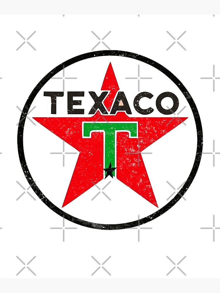 "vintage texaco Enseigne vintage Texaco sticker" Photographic Print for ...