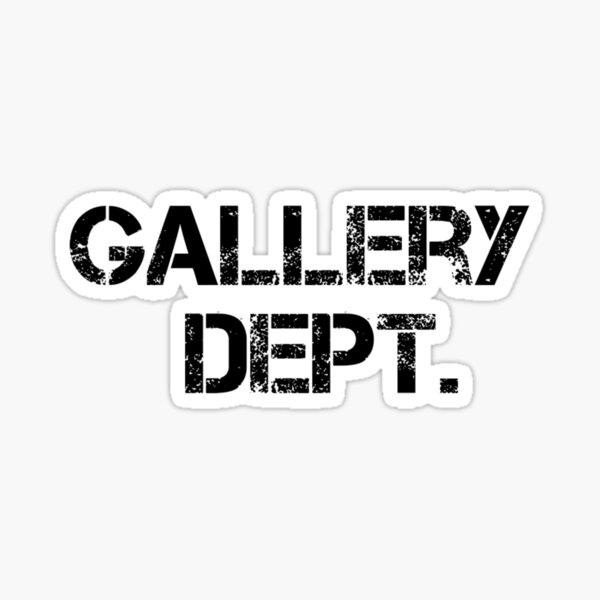 "Gallery dept" Sticker for Sale by Hamouda76 | Redbubble