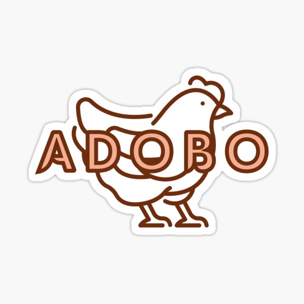 "Chicken Adobo - A Filipino Classic!" Sticker by DastardLee | Redbubble