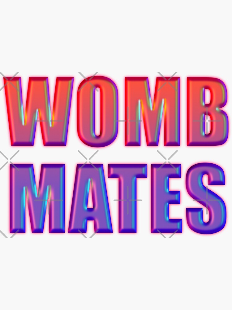 "Womb Mates 3" Sticker by Reimer34 | Redbubble