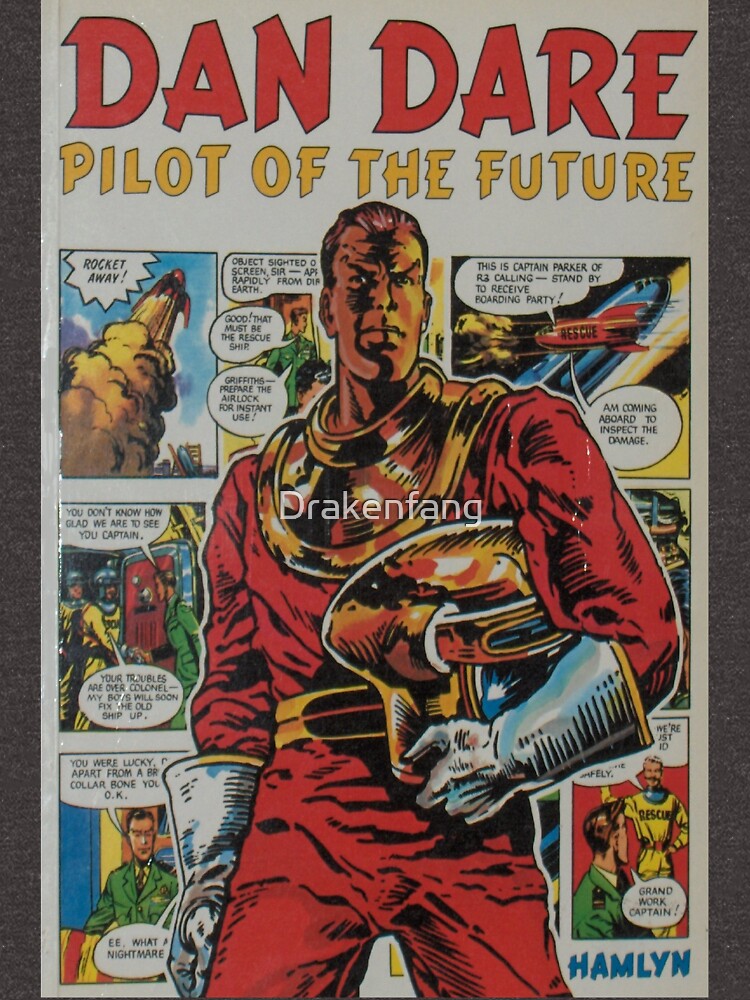 "' Dan Dare' retro comic book art" T-shirt for Sale by Drakenfang ...