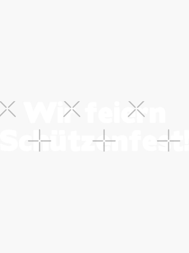 "We're celebrating a rifle festival" Sticker by Nordwind | Redbubble