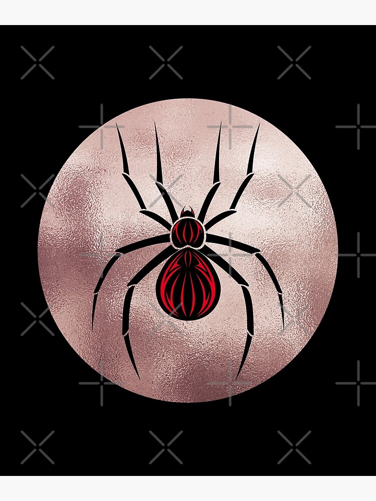 "Spider Symbol in RED - Premium Spider Symbol 2022" Poster by ...
