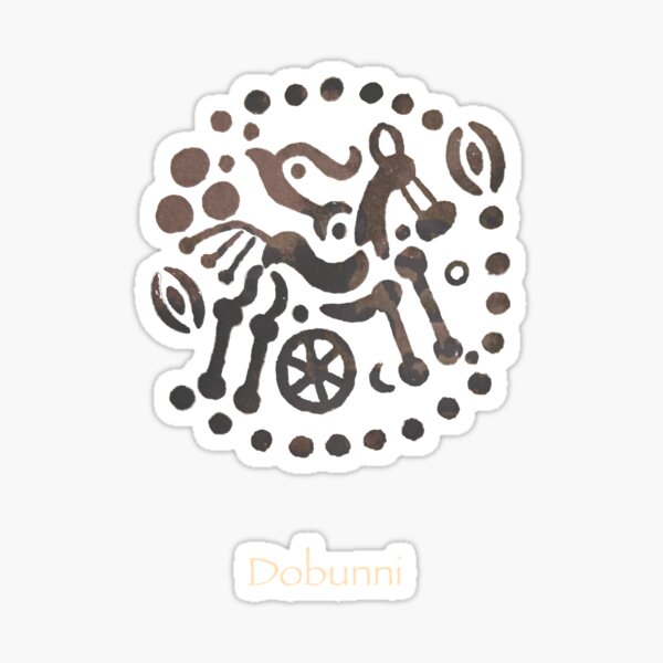 "Dobunni tribal emblem Celtic art iron age horse Epona " Sticker for ...