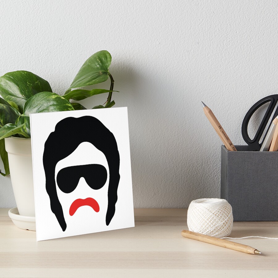 "Giorgio Moroder vector face | Illustration" Art Board Print for Sale ...